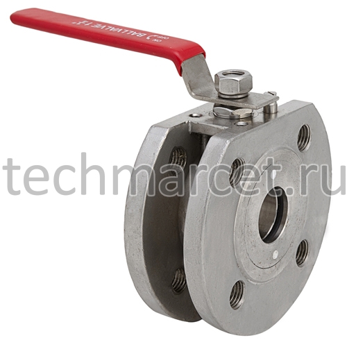 Кран шаровый нержавеющий полнопроходной межфланцевый Pn 16 бар купить в Техмаркет
