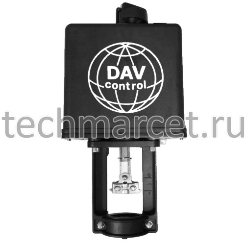 Прямоходный электропривод DAV 220v с датчиком положения и управляющим ...